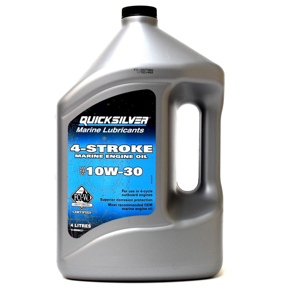 Quicksilver SAE 10W-30 4 Stroke Outboard Engine Oil - 4L – Fox's Chandlery