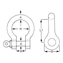 Proboat Stainless Steel Bow Shackle – Fox's Chandlery