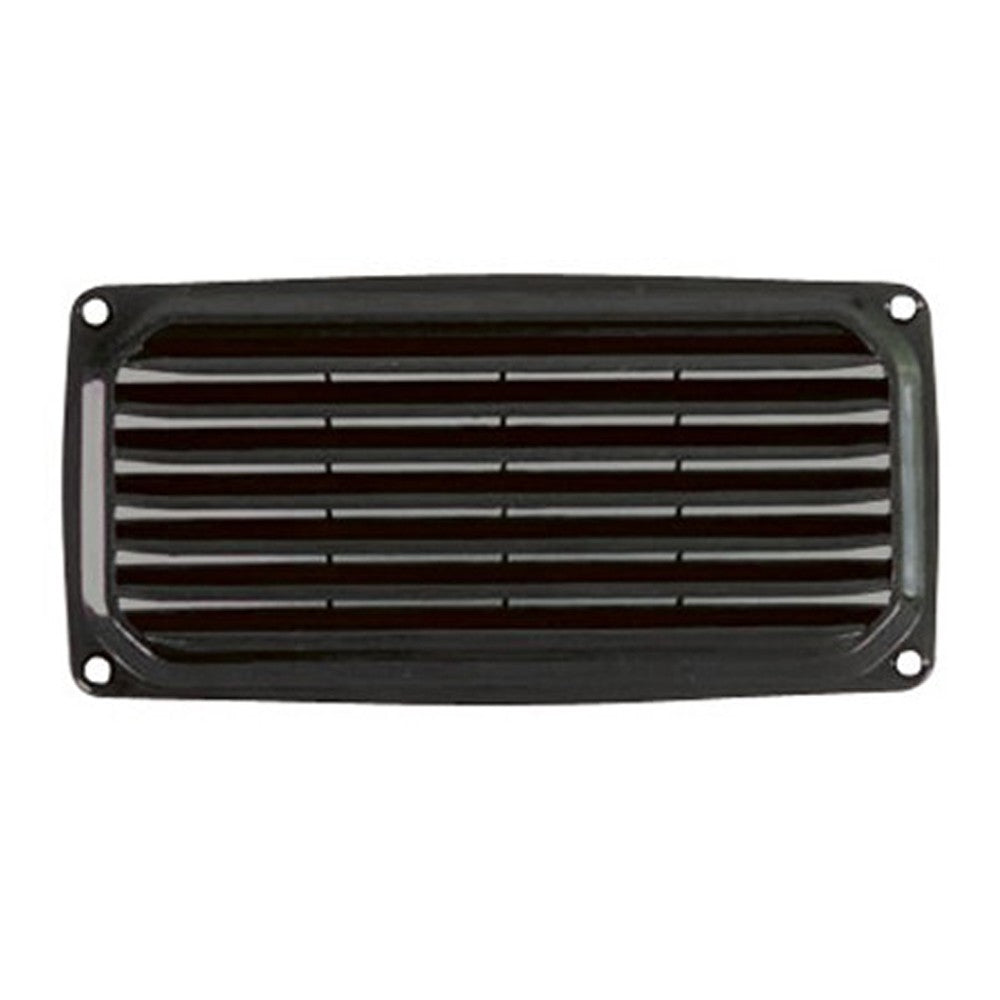 Plastic Black Louvre Vent Rectangular - 100mm x 200mm – Fox's Chandlery