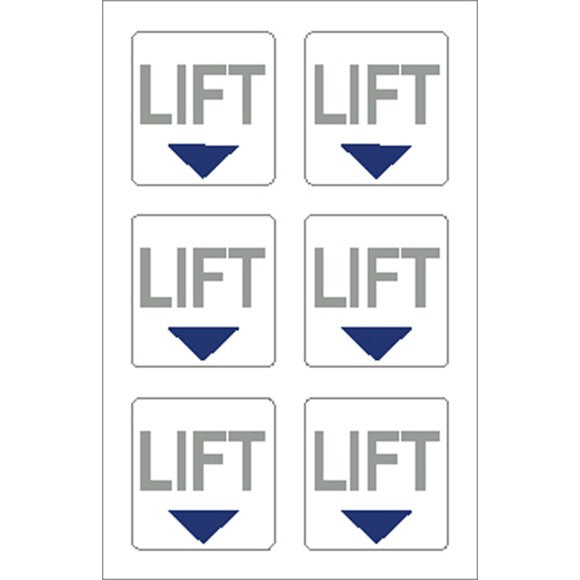 Lift, Hoist , Sling Here Sticker – Fox's Chandlery