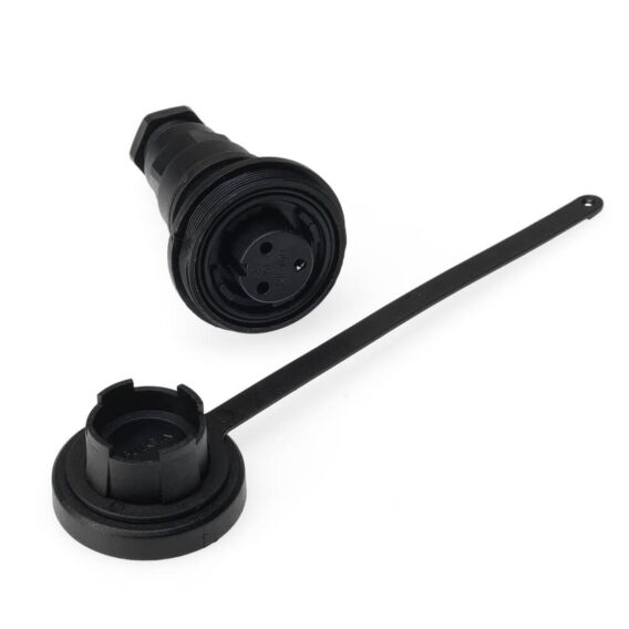 Bulgin 3 pin plug and cap – Fox's Chandlery