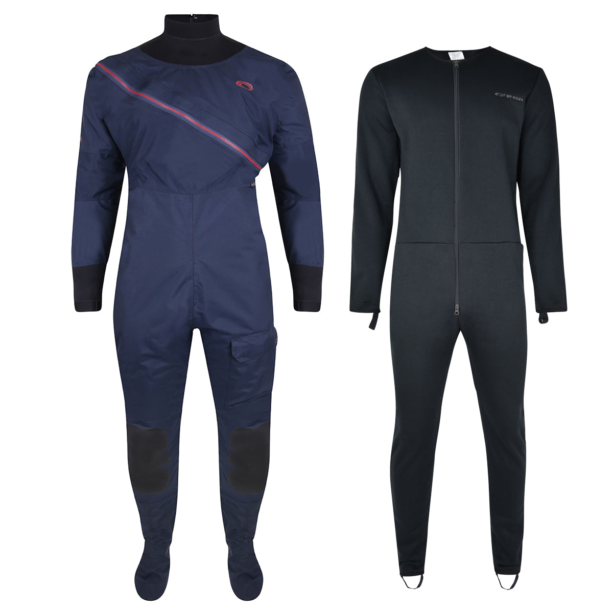 Typhoon Ezeedon Mens Front Entry Drysuit 2.0 With Undersuit - Fox's ...