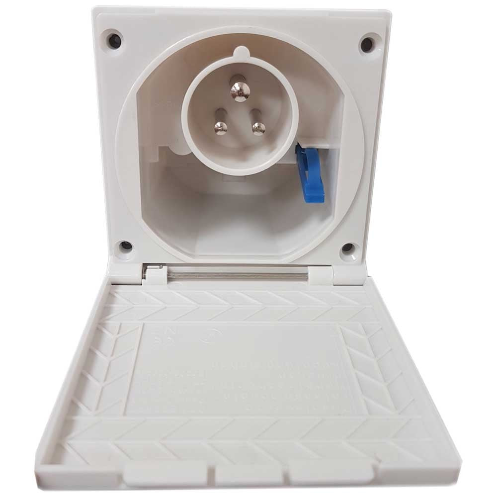 Flush Mounted Mains Inlet Socket 220- 240V – Fox's Chandlery