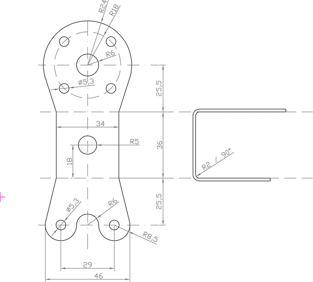K2W Top mast Head Bracket - Stainless Steel – Fox's Chandlery