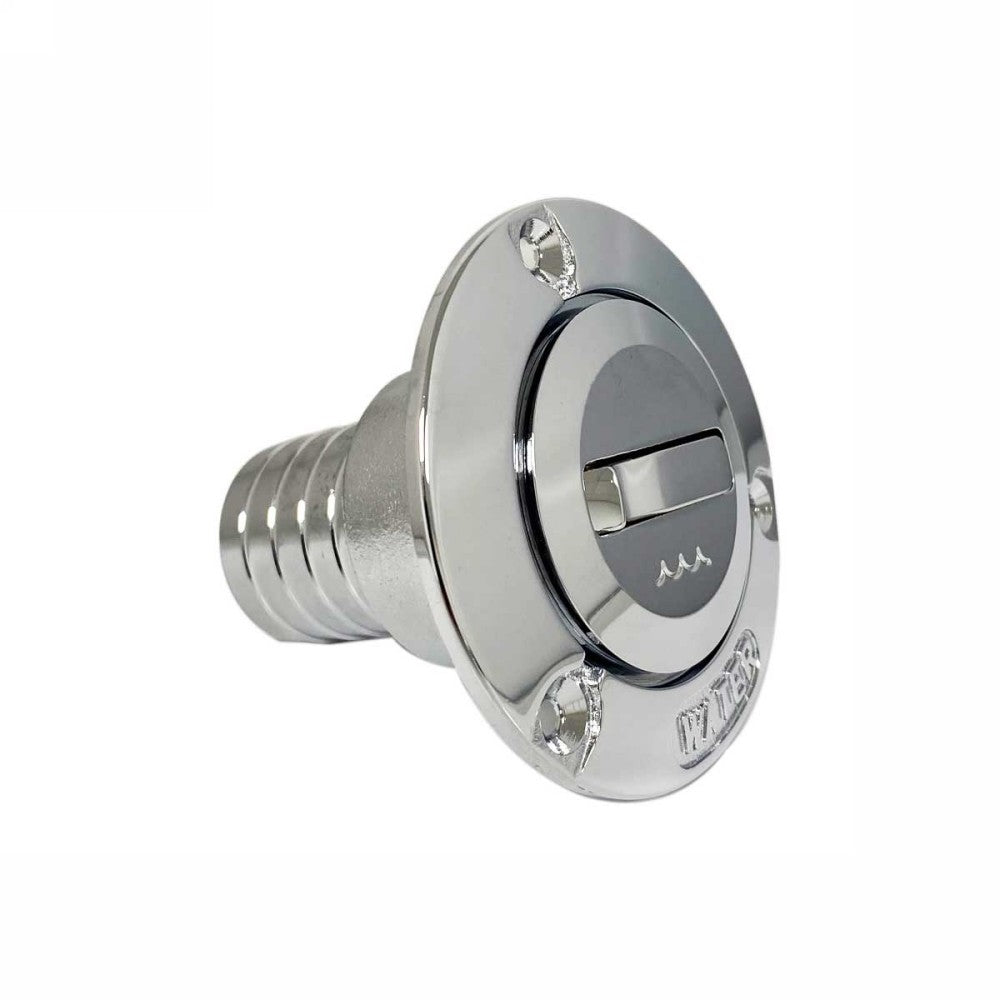 Chrome Water Deck Filler For 38mm Hose – Fox's Chandlery