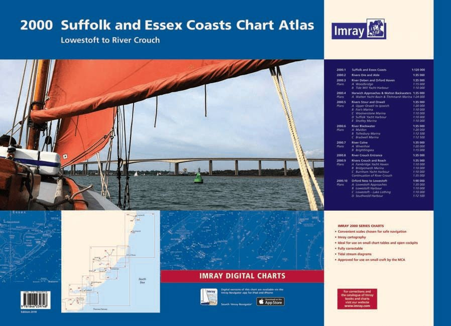 Imray 2000 - Suffolk and Essex Coast Chart Pack – Fox's Chandlery