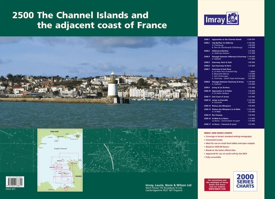 Imray 2500 - The Channel Islands Chart Pack – Fox's Chandlery