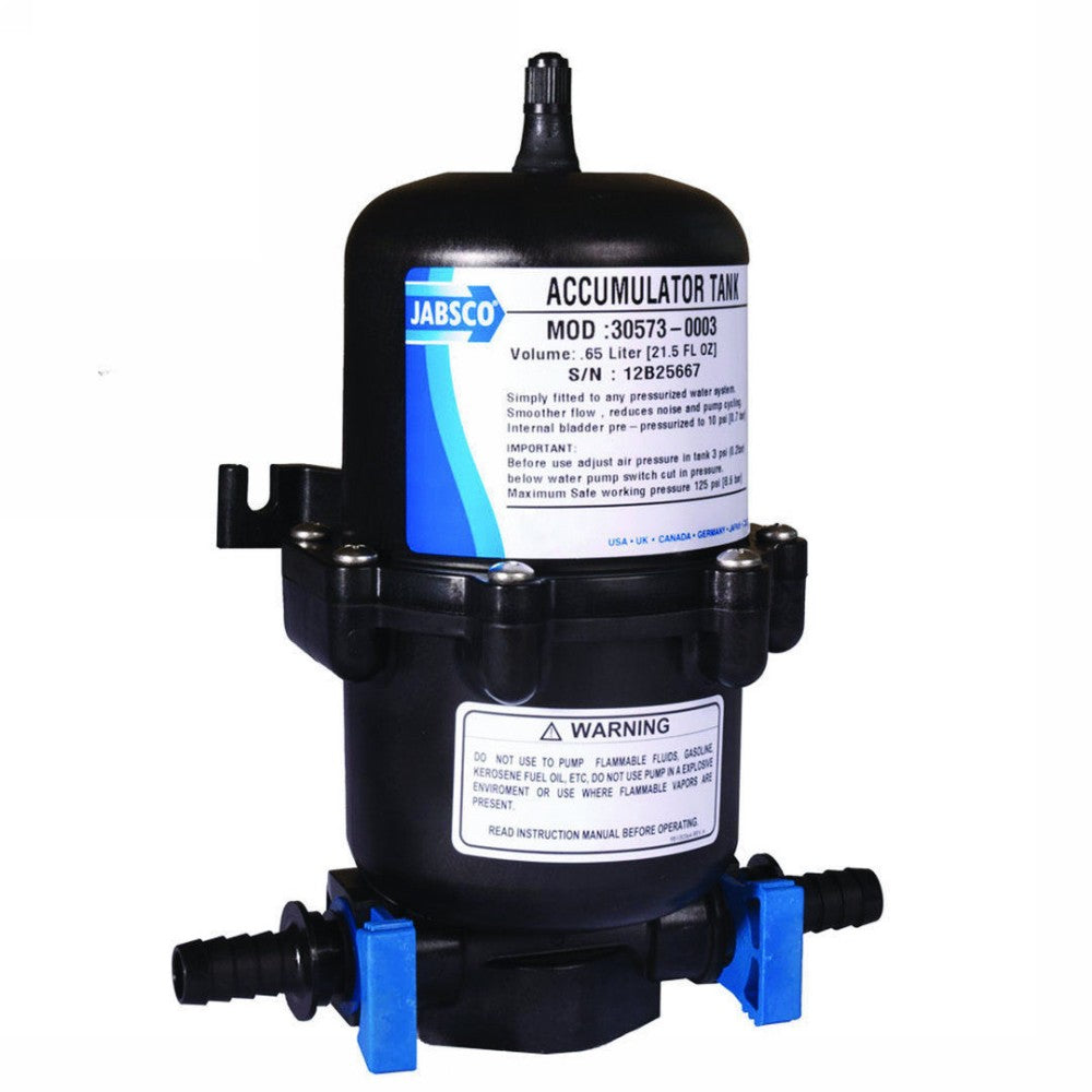 Jabsco Mini Accumulator Tank 0.6 litre 30573-0003 – Fox's Chandlery