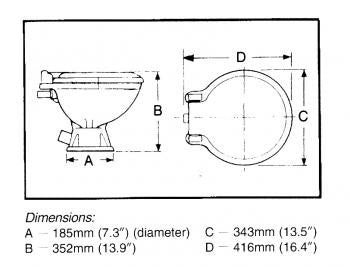 Lavac Popular Toilet with No Pump – Fox's Chandlery