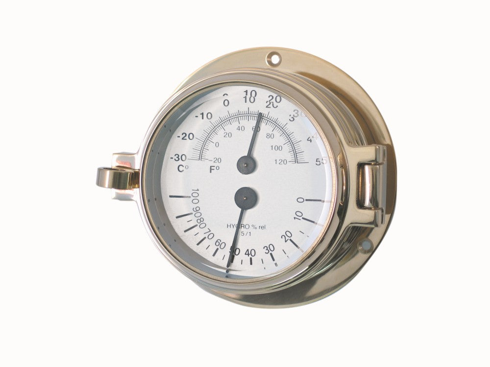 Royal Mariner Channel Range 3" Comfort Meter Brass – Fox's Chandlery