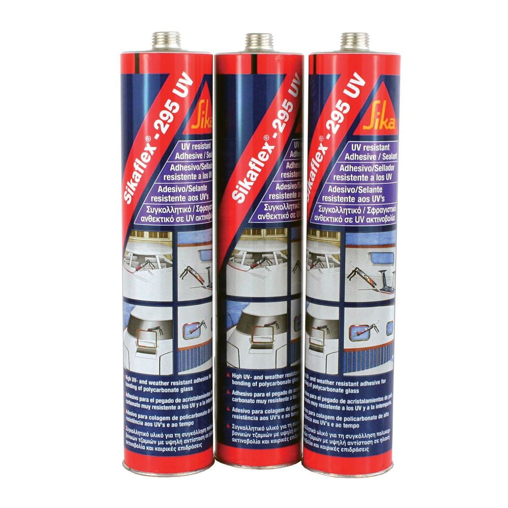 Sikaflex 295UV Bonding for Plastic and Polycarbonaters – Fox's Chandlery