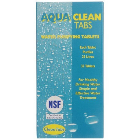 Clean Tabs Water Purifying Aqua Midi Tabs – Fox's Chandlery