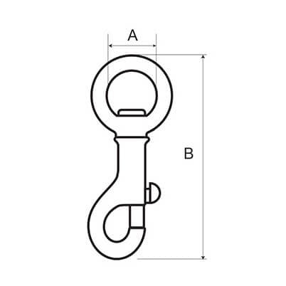 Swivel Eye Snap Hook 65.5mm (2 Pack) – Fox's Chandlery